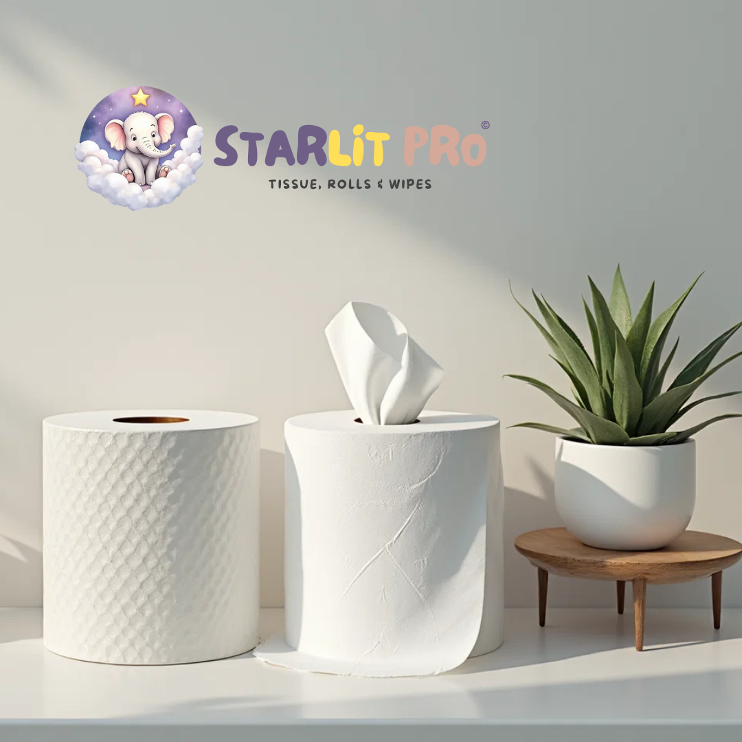 Toilet Tissue Paper - Bliss Quilted 3 Ply Luxury 9 Rolls – StarlitPro.com