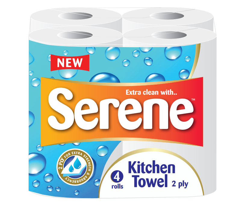 Serene Kitchen Roll multipacks (4 rolls x 6 packs) – StarlitPro.com